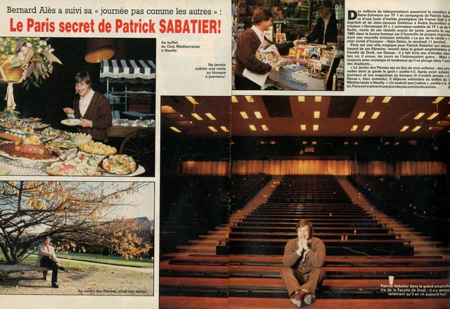 COUPURE DE PRESSE Clipping 1984 Patrick Sabatier (2 pages) EUR 5,00 - PicClick FR