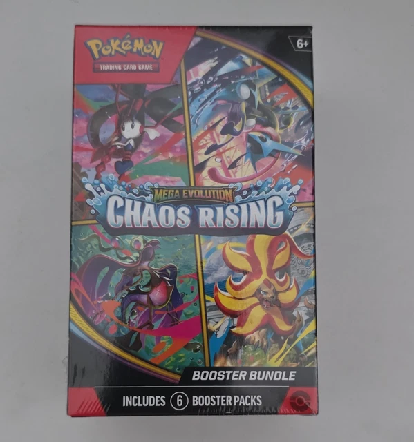 POKÉMON TCG MEGA Evolution: Chaos Rising Booster Bundle - 6 Booster ...