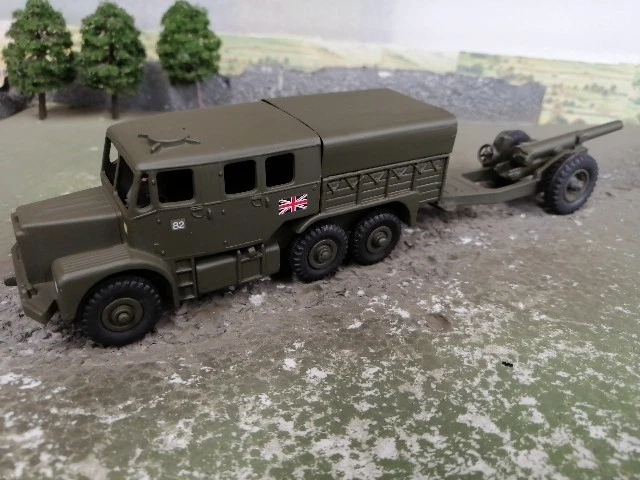 VINTAGE DINKY MILITARY689 Leyland Martian Army. 693 Howitzer. Code3. £ ...