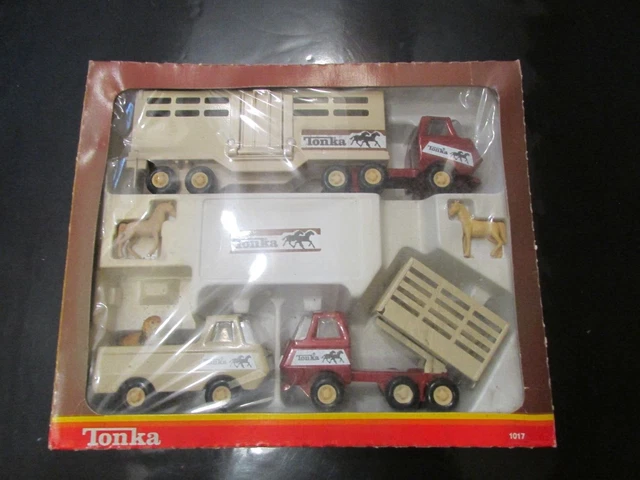TONKA HORSE FARM set coffret ferme chevaux set 1017 en boite EUR 80,00 ...