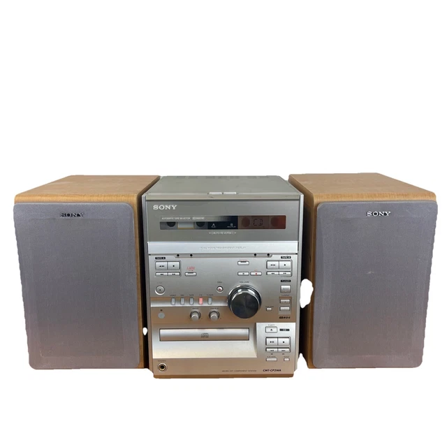 SONY CMT-CP2WA MICRO HiFi Component System CD Twin Cassette Player ...