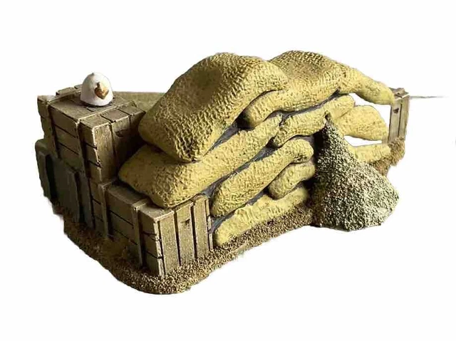 PAINTED CORNER REDOUBT 1/32 resin Rorke’s Drift Anglo Zulu War,bags ...