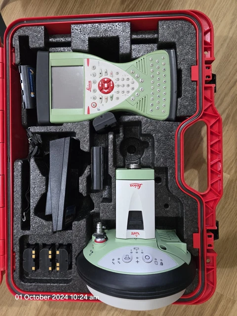 LEICA GS15 GNSS RTK Rover Kit & CS15 Data Collector £2,449.00 - PicClick UK