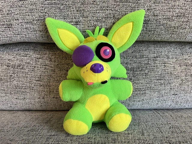 FUNKO FIVE NIGHTS At Freddy’s: Blacklight Foxy Green Plush Toy Fnaf Uk ...