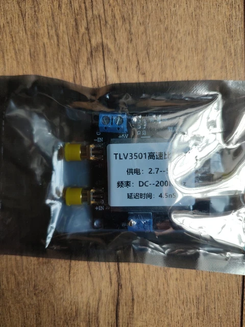 HIGH SPEED COMPARATOR Frequency Meter Module TLV3501 Rail-to-Rail ...