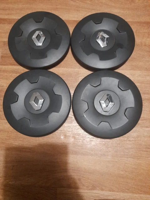 RENAULT MASTER HUB caps center caps wheel trims, 4x, full set, GENUINE ...