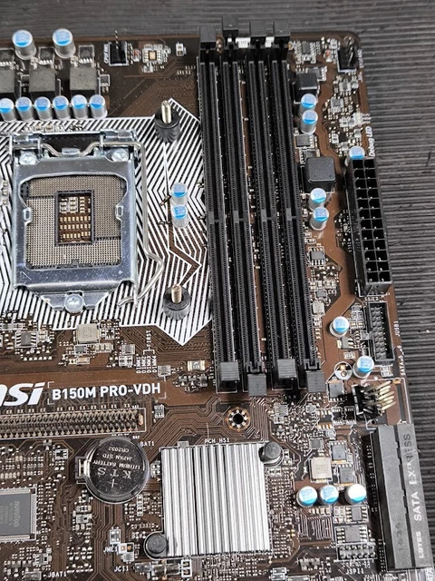 MSI B150M PRO-VDH Motherboard - Broken, No I/O Shield, For Parts £6.42 ...