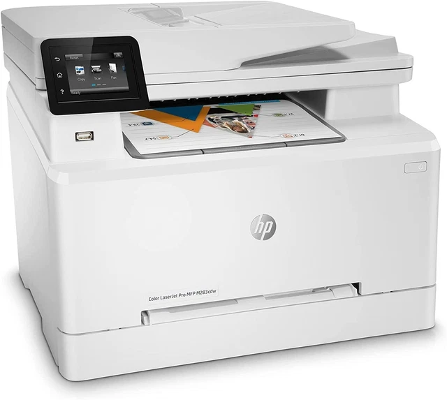 HP COLOR LASERJET Pro MFP M283cdw All-In-One Printer (7KW73A)-New in ...