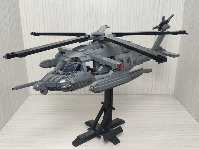 US MH-X GHOST Hawk Advanced Stealth Helicopter MOC blocks USA Plane UH ...