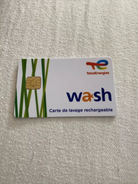 CARTE LAVAGE RECHARGEABLE Total Wash 68 Euros EUR 25,00 - PicClick FR