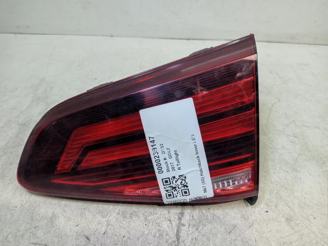 VOLKSWAGEN GOLF TAILLIGHT Led Inner Right Side 5G0945094Ah Mk7 2016 ...