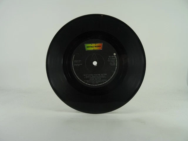 ROSE ROYCE IS IT LOVE YOU'RE AFTER 49/2 (49) 2 Track 7" Single ...