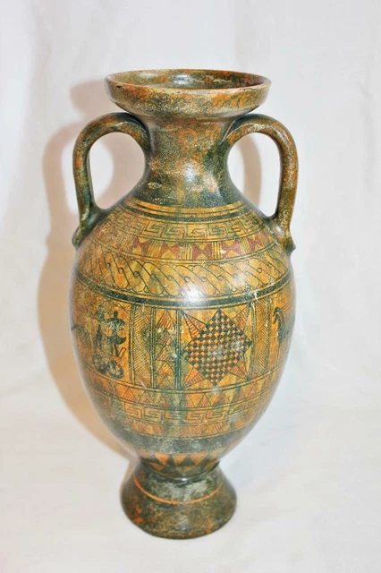 ANCIENT GREEK POTTERY Museum Handmade Replica Geometrical Period 1100 ...