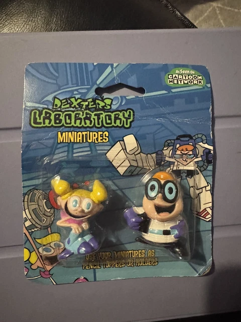DEXTERS LABORATORY VINTAGE Cartoon Network Miniature Figures (1999) New ...