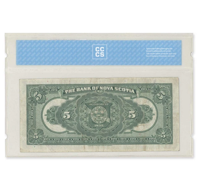 $5 1929 550-34-02 Bank of Nova Scotia Moore-McLeod CCCS VF-25 $611.95 ...