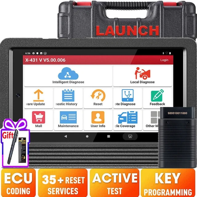 LAUNCH X431 V PRO5 Car OBD2 Scanner All Syetem Diagnostic Tool Key ECU ...