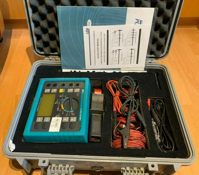 LEM (FLUKE) UNILAP GEO X - NORMA Earth / Ground Tester Stakeless / 3, 4 ...