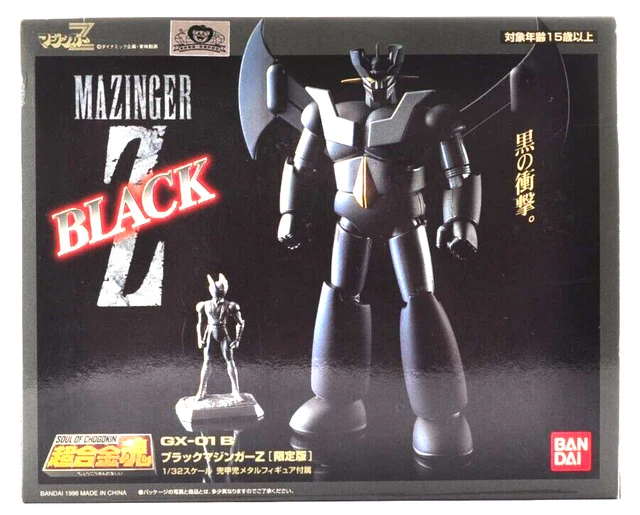 SOUL OF CHOGOKIN Mazinger Z GX-01B Negro Edición Limitada Diecast Bandai Figura EUR 167,54 ...