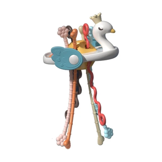 PULL STRING LEARNING Ropes Interactive Toy for Motor Skills,Tactile £11 ...