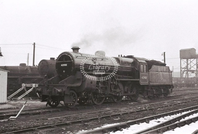PHOTO BR British Railways Steam locomotive 42900 Hughes LMS Spital Bridge 1959 £1.99 - PicClick UK