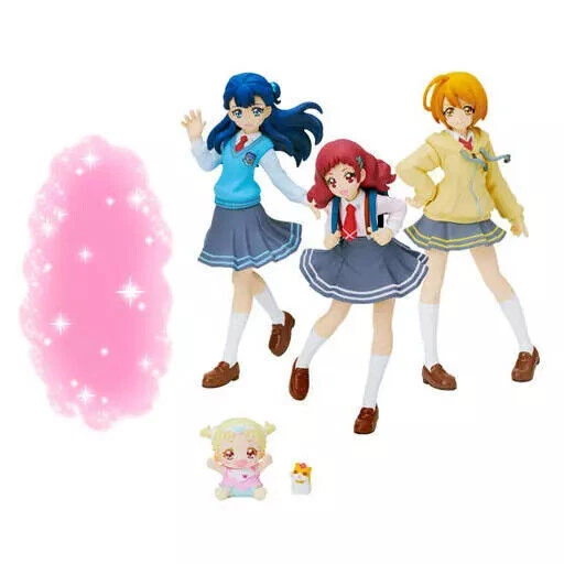 FIGURINE DE COLLECTION Candy Toy Hugtto Precure Cutie 2 Specialset 4 ...