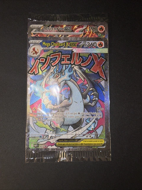 POKEMON MEGA CHARIZARD X Ex 023 Promo Sealed Ultra Premium Oricorio ...