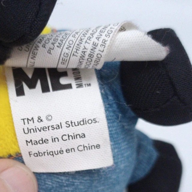 DESPICABLE ME MINION Made Universal Studios 12cm Stuart Plush Soft Toy ...