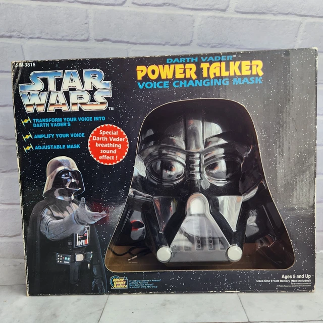 STAR WARS DARTH Vader Power Talker Voice Changing Mask Vintage 1995 New ...