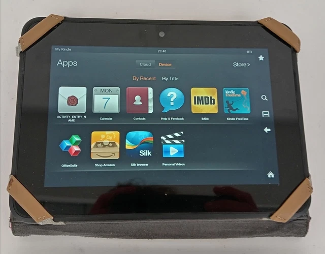 AMAZON KINDLE FIRE 2nd Generation Tablet 7" X43Z60 16GB WIFI + Case Pre ...