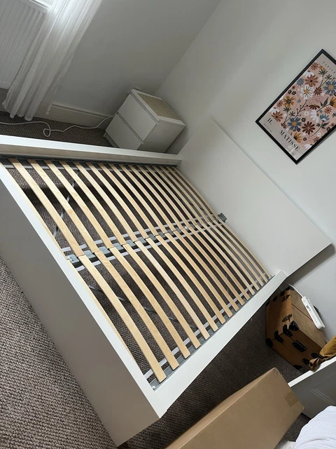 IKEA MALM DOUBLE bed frame £42.30 - PicClick UK