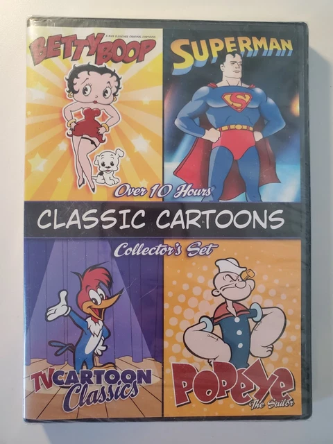 CLASSIC CARTOONS COLLECTOR'S Set (Betty Boop, Superman, etc) DVD Brand ...