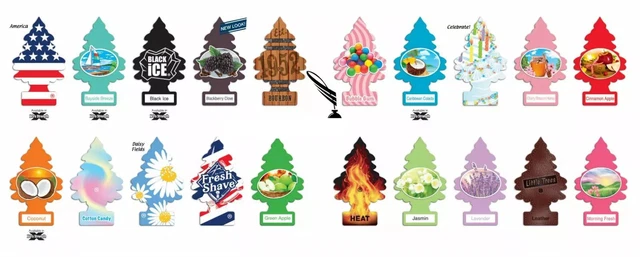 LITTLE TREES AIR Freshener Car Home Office Smell Fragrance Scent Pack ...