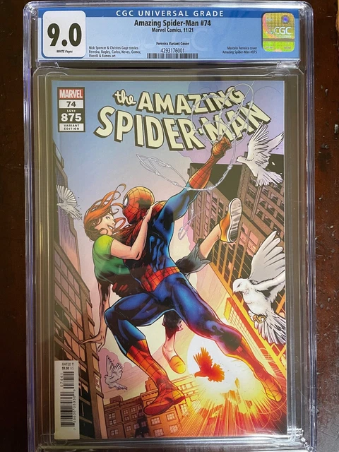 MARVEL COMICS AMAZING SPIDER-MAN 74 variante CGC grade 9.0 (11/21) EUR ...
