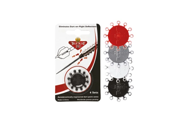 2025 WINMAU DART Board Trident 180 Dart Point Cones – Silver - Man Cave ...