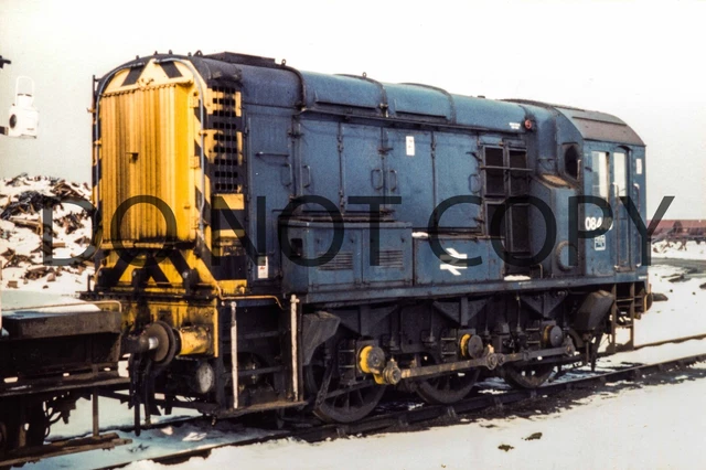 UK DIESEL TRAIN Railway Photograph Of Class 08 08449 Rm08-97 £2.49 ...