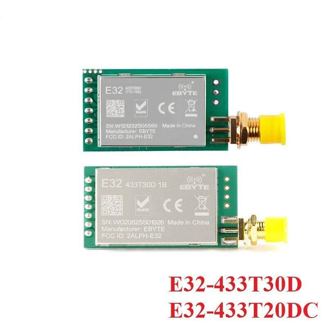 E32-433T30D SX1278 LORA RF Wireless Module 433MHZ UART 100mW Serial ...