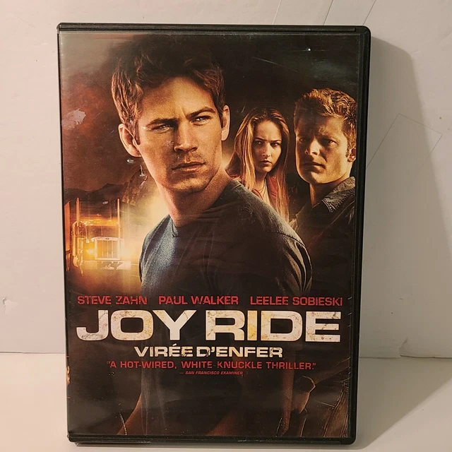 JOY RIDE (DVD, 2012, Canadian) WIDESCREEN STEVE ZAHN PAUL WALKER LEELEE ...