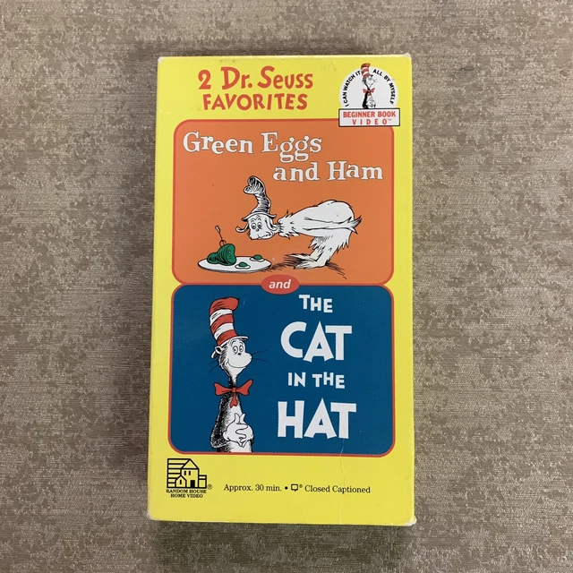 VHS 2 DR Seuss Favorites Green Eggs And Ham/The Cat In The Hat Tested ...