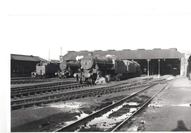 RAIL PHOTO LMS LNER GCR Plumley station yard Cheshire CLC 44155 2view £ ...