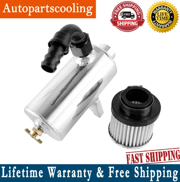 FOR 2017-2022 ALL Can-Am Maverick X3 Turbo SxS Dual Baffle Catch Can ...