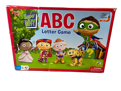 PBS KIDS SUPER WHY "ABC Letter Game" Preschool Learning Game. In Good ...
