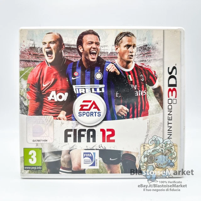 FIFA 12 🏆 Nintendo 3DS 2DS 🇮🇹 ITALIANO Pazzini Rooney Mexes 🎁 IDEA REGALO EUR 5,90 - PicClick IT