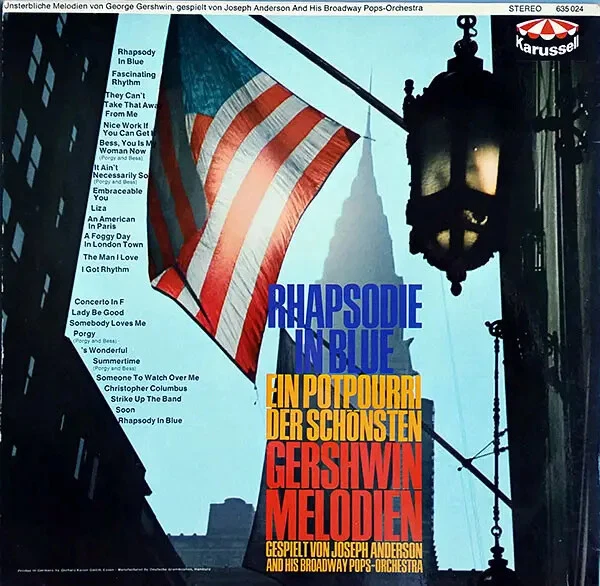 LP JOSEPH ANDERSON & His Broadway Pops Orchestra Rhapsodie In Blue NEAR ...