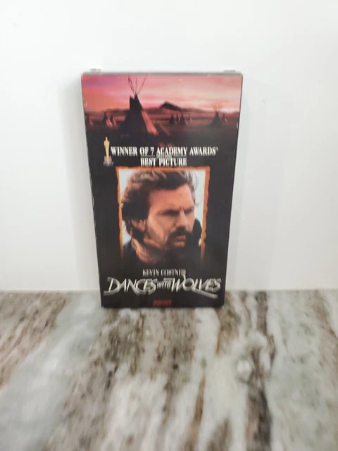 DANCES WITH WOLVES VHS Movie Iconic Winner of 7 Academy Awards Costner ...