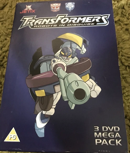 JETIX TRANSFORMERS ROBOTS in Disguise 3 DVD Mega Pack PG 2001 Kid's TV ...