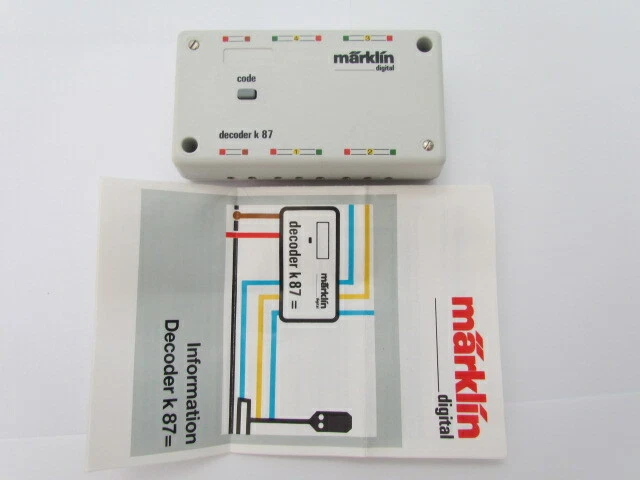 MÄRKLIN 6087 DIGITAL Decoder k87= DCC mit Anleitung EUR 22,50 - PicClick DE