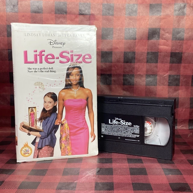 LIFE-SIZE (VHS, 2000, Disney) Lindsay Lohan Tyra Banks $9.00 - PicClick