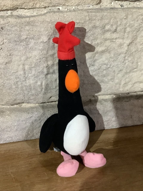 WALLACE & GROMIT Feathers McGraw Plush Born To Play BBC Original 1989 ...