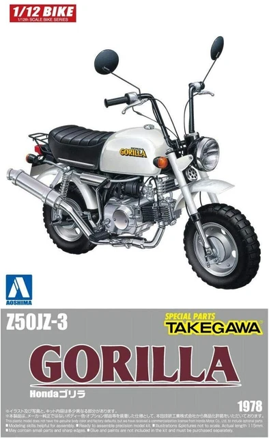 AOSIMA 0933, HONDA Gorilla Custom Takegawa-Motorrad-Modellbausatz im ...
