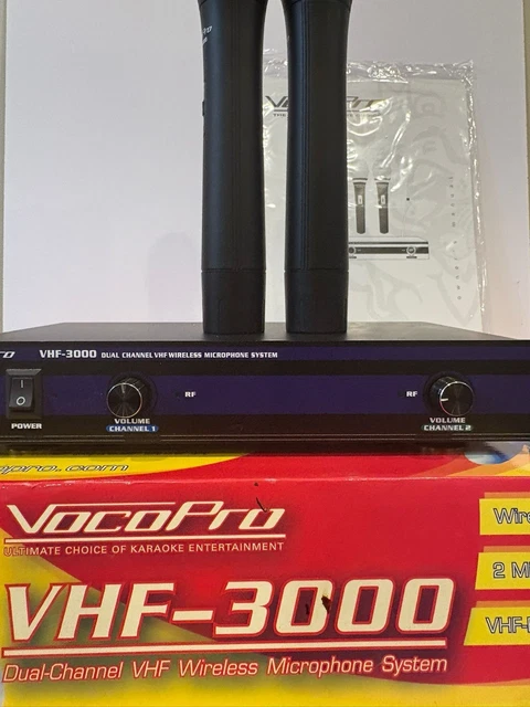VOCO PRO VHF-3000 Wireless Microphone System $137.06 - PicClick CA